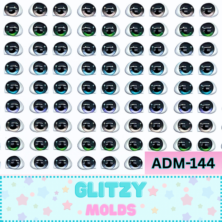 3D Eye Decals Stickers, 5mm, Arte de Marci, ADM-144-5 – Glitzy Molds